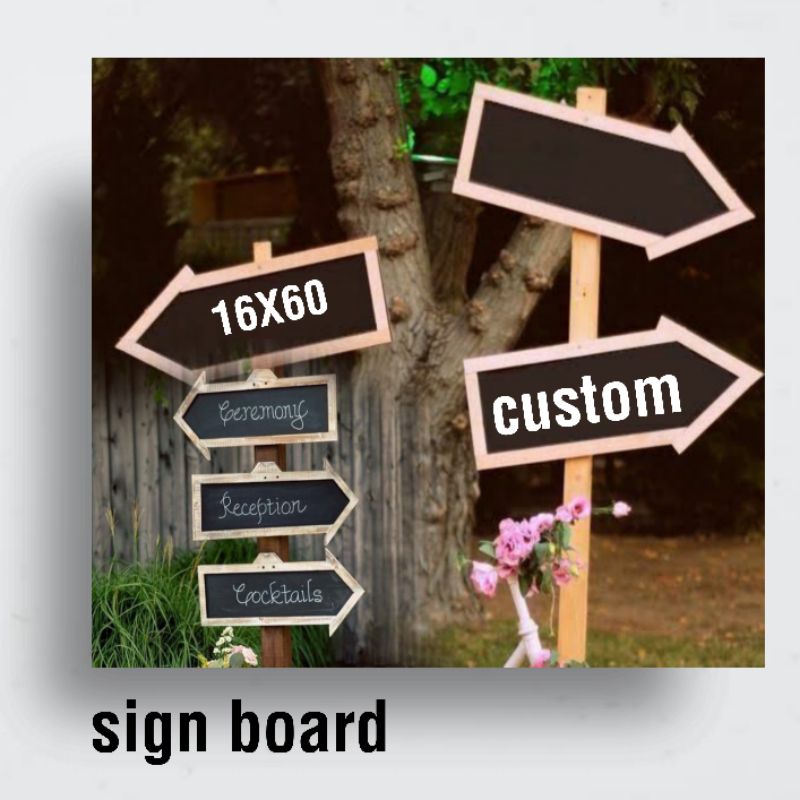 Jual papan petunjuk jalan / sign board / papan nama custom | Shopee ...