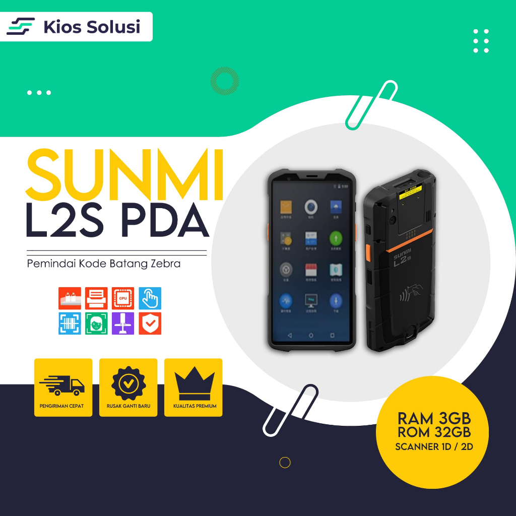 Jual Sunmi L2S | Mesin Kasir Scanner | PDA | Handheld Computer ...