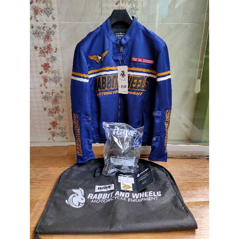 Jual RABBIT AND WHEELS JACKET MOTOSPORT BLUE 8 | JAKET MOTOR OM ...
