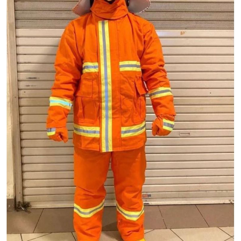 Jual FULL SET PEMADAM KEBAKARAN BAJU + CELANA + SARUNG TANGAN + HELM ...