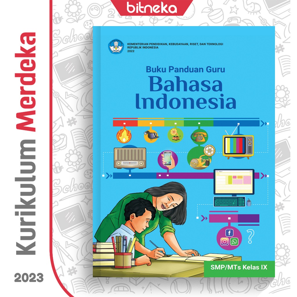 Jual Buku Panduan Guru Bahasa Indonesia SMP/MTs Kelas 9 Kurikulum Merdeka Kurmer | Shopee Indonesia