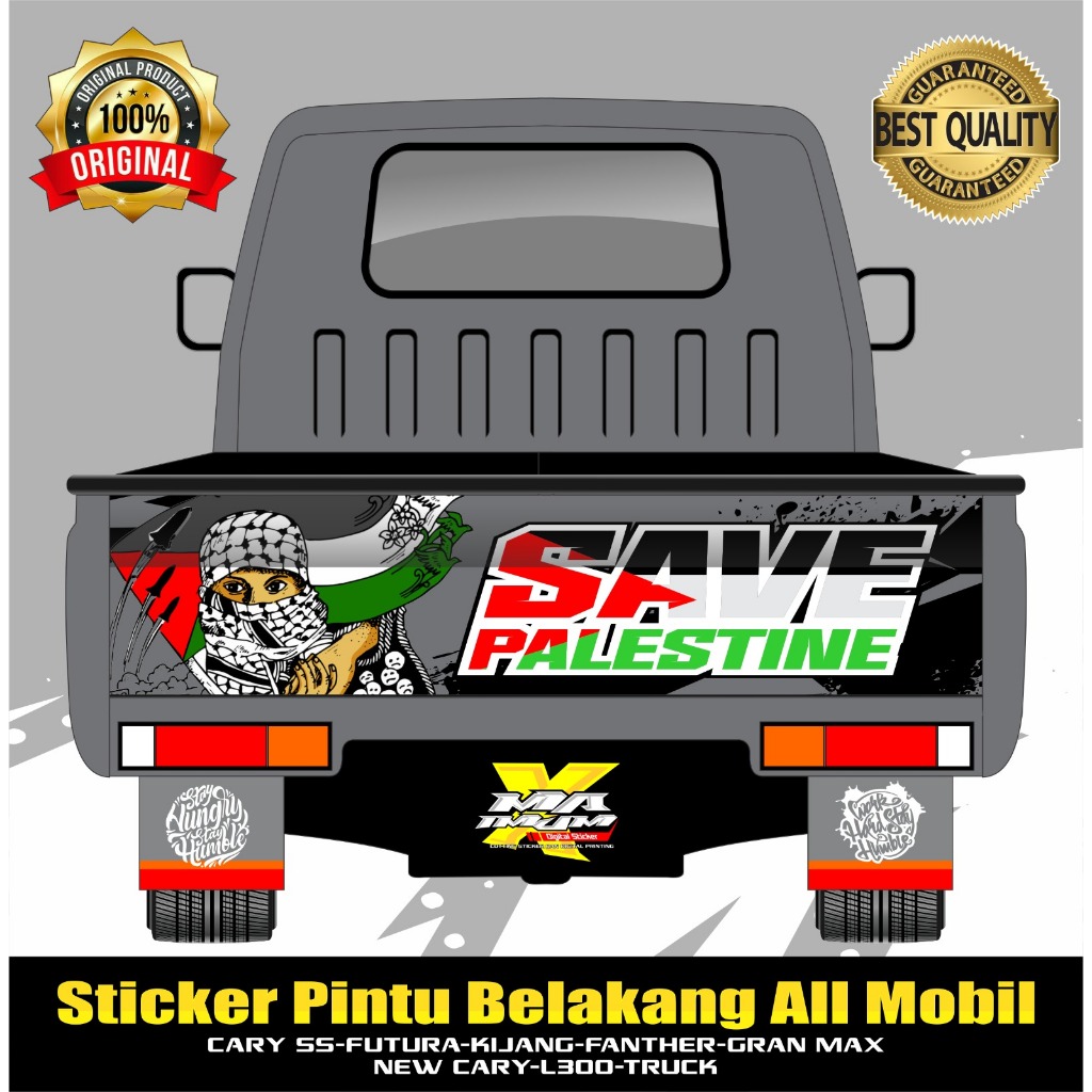 Jual Sticker Pintu Belakang Mobil Pick Up Panter / Grandmax / L300 ...
