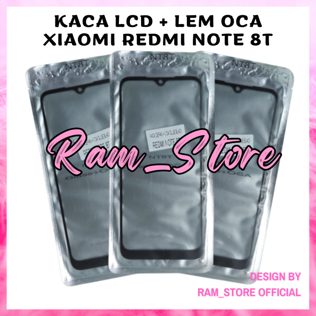 Jual Glass Kaca Lcd XIAOMI REDMI NOTE 8T Touchscreen Depan Plus Lem Oca Kering | Shopee Indonesia