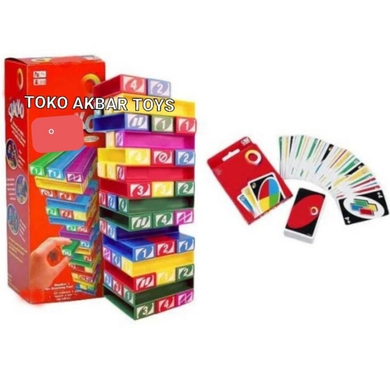 Jual GAME KARTU BALOK SUSUN GAME KELUARGA | Shopee Indonesia