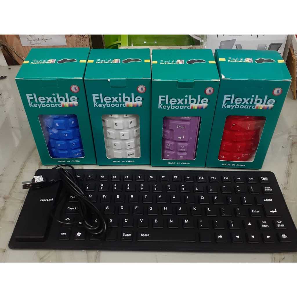 Jual Keyboard Flexible Mini Kabel Usb | Shopee Indonesia