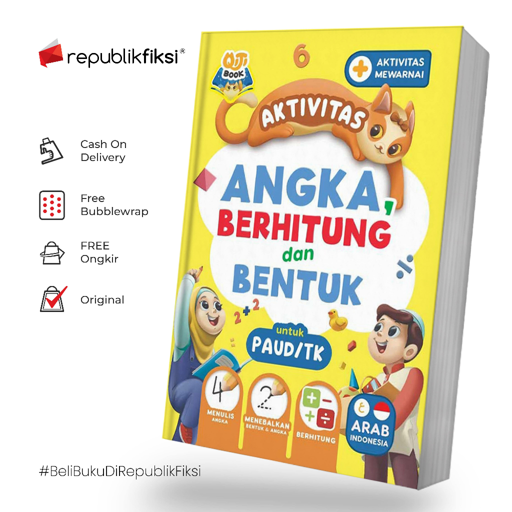 Jual Buku Anak Qiti Book Aktivitas Angka, Berhitung dan Bentuk - Kak ...
