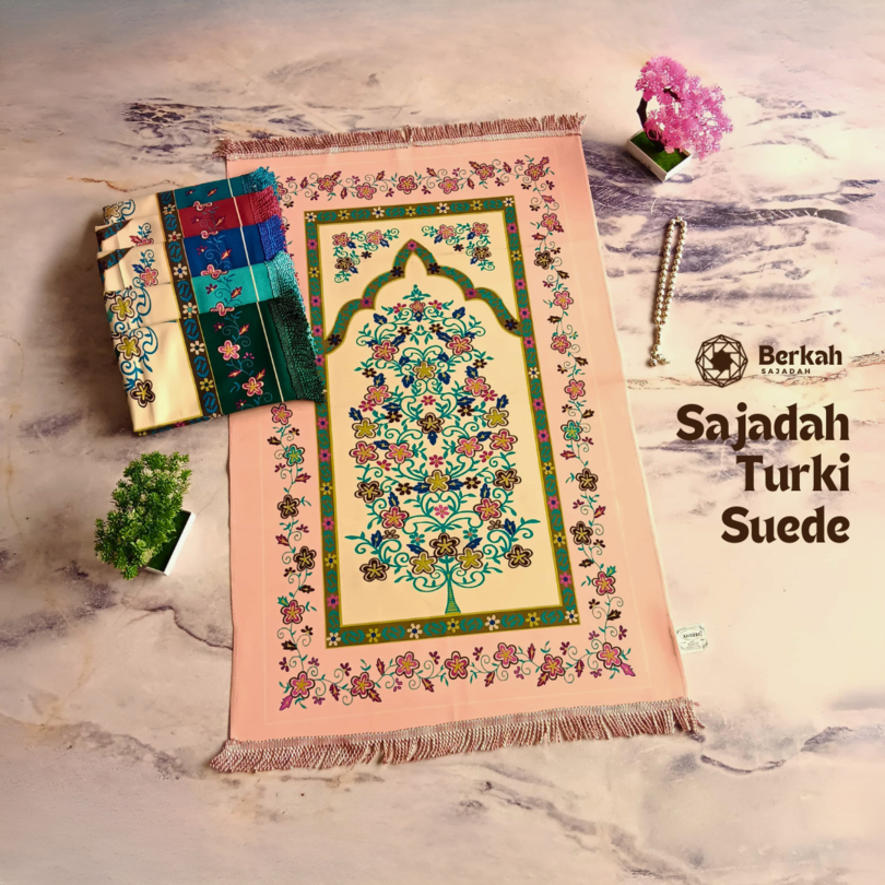 Jual Sajadah Turkey Sejadah Suede Lembut Perlengkap Ibadah Sholat ...
