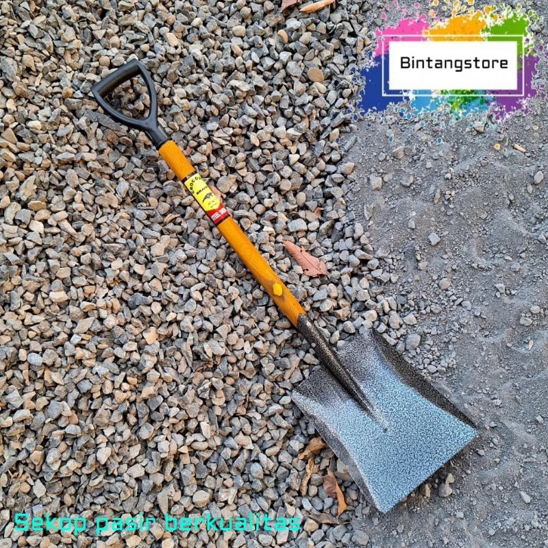 Jual Sekop pasir crocodile gagang kayu- sekop pasir injak murah- sekop ...