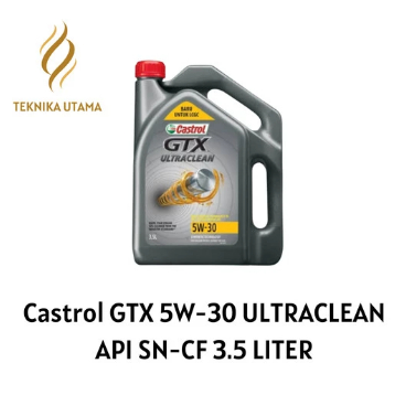 Jual OLI Mesin Castrol GTX SAE 5W-30 Ultra Clean API SN-CF 3,5 Liter | Shopee Indonesia