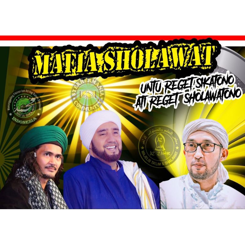 Jual Bendera Mafia sholawat 1 set | Shopee Indonesia