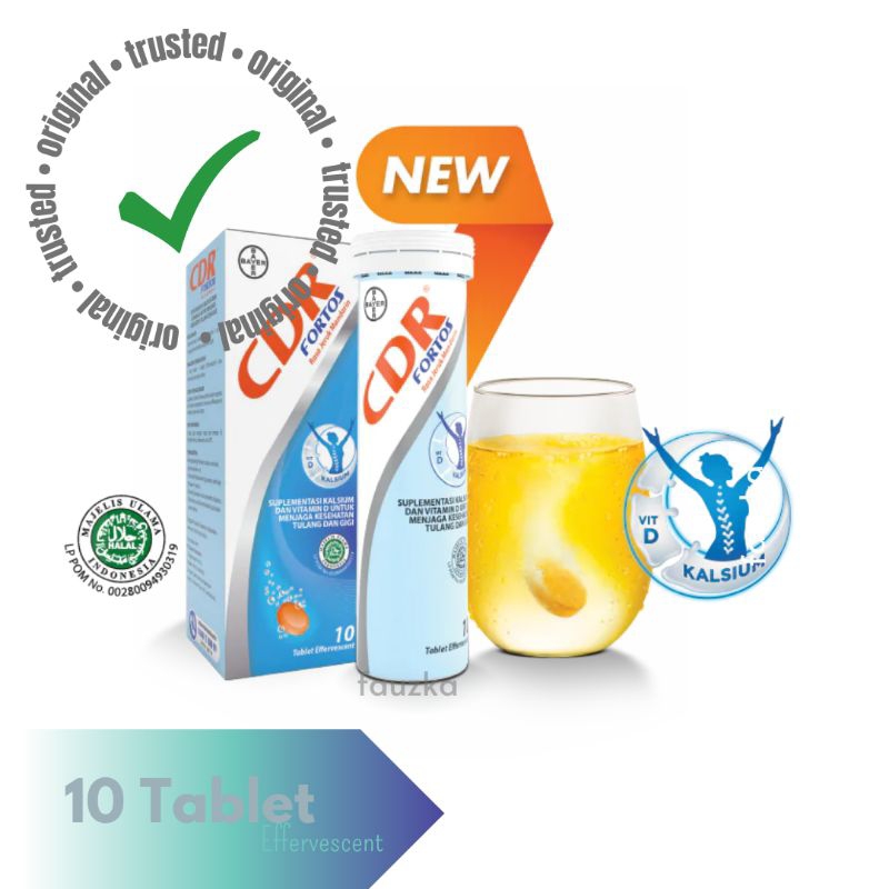 Jual CDR FORTOS 10 TABLET ORIGINAL | Shopee Indonesia