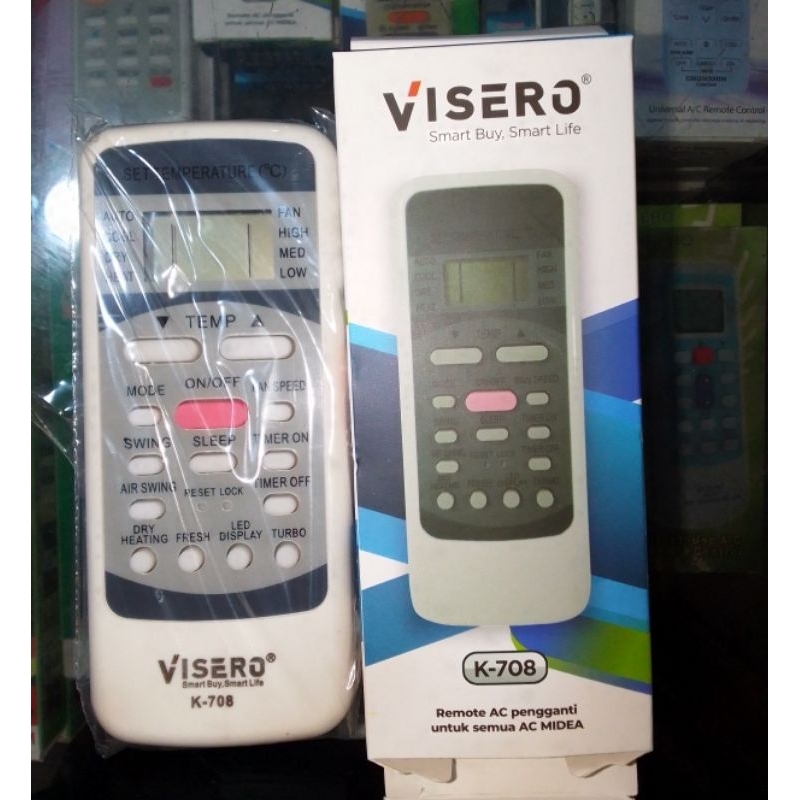 Jual Remote AC Midea Universal | Shopee Indonesia