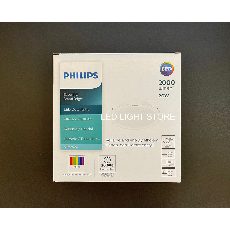 Jual PHILIPS Downlight LED DN020B 20W 20Watt 20 Watt 20 W | Shopee ...