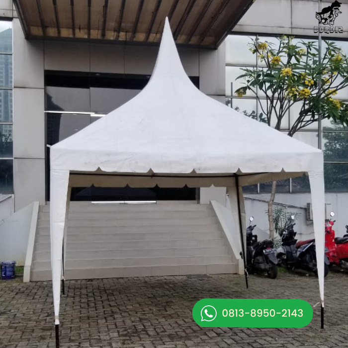 Jual Sewa Tenda Kerucut Ukuran 3X3 Event Bazar Karnaval Warna Putih ...
