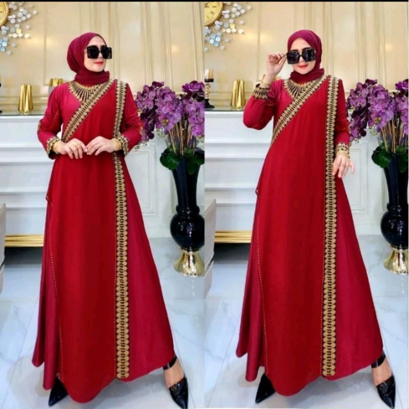 Jual PREMIUM GAMIS ABAYA TURKEY MEDINA | Shopee Indonesia