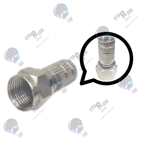 Jual Colokan Jek Jeck Jak Jack Konektor F Drat Connector Anten Antena ...