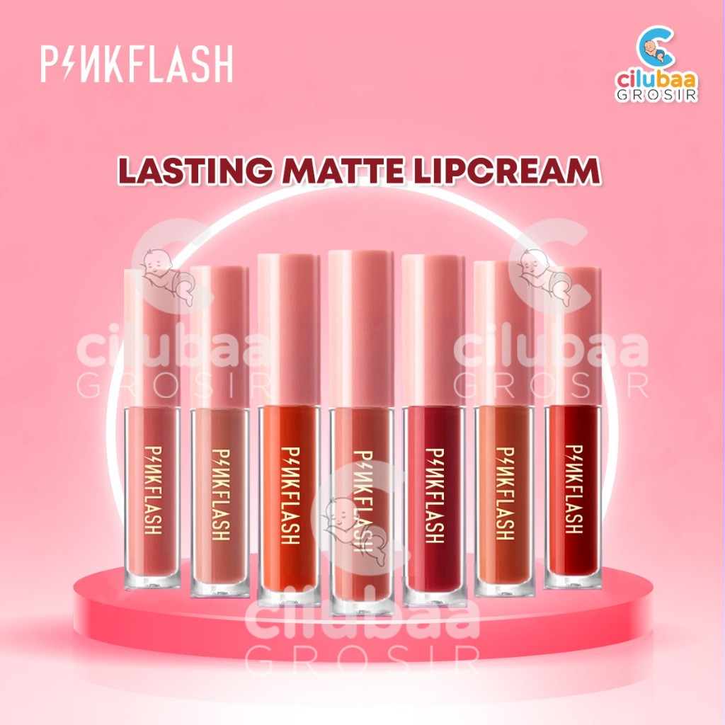 Jual Pinkflash Lasting Matte Lip Cream Lipcream Pink Flash Lipstick Shopee Indonesia