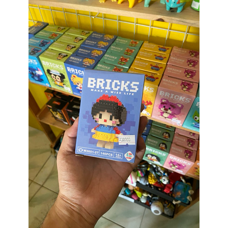 Jual LEGO BRICK LUCU Bricks Toys Model Kartun Building Blok Nano 3D ...