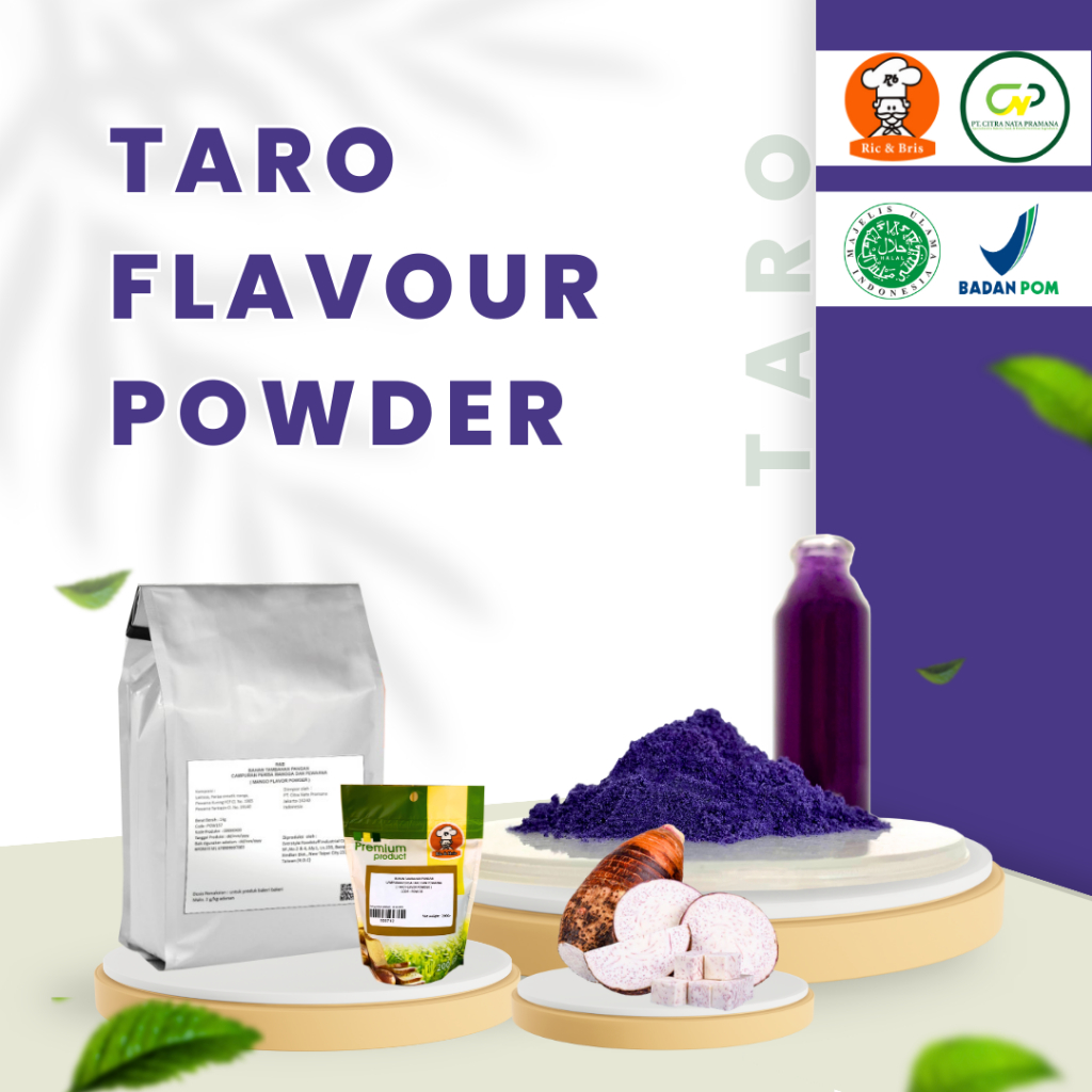 Jual Taro Flavour Powder/Taro Powder/Bubuk Minuman Taro/Perisa Minuman ...