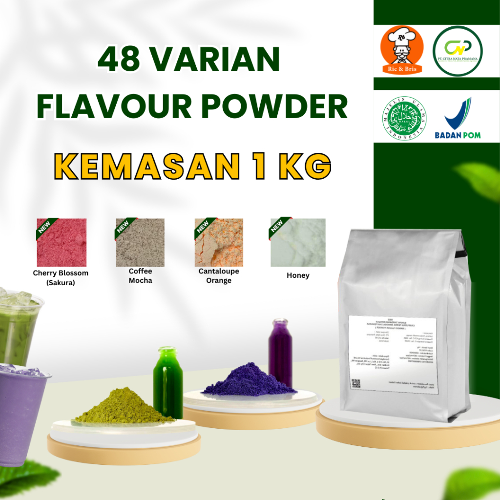 Jual Flavour Powder 1 Kg / Bubuk Perisa Flavour Minuman 1Kg/Bubuk ...