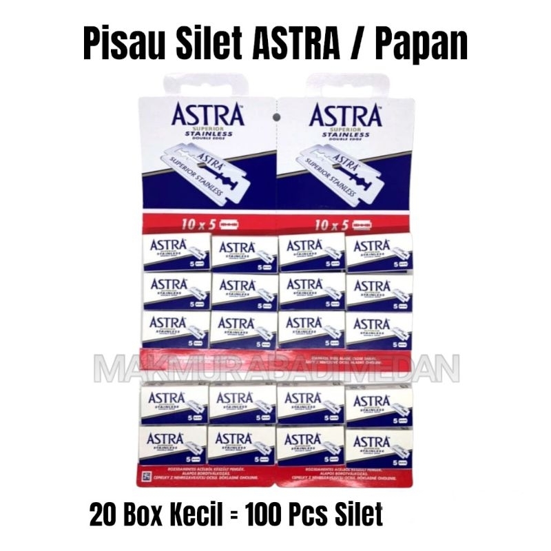 Jual Pisau Silet Astra Superior Stainless Original/Silet Pisau Cukur Kumis Jenggot Rambut/Isi ...
