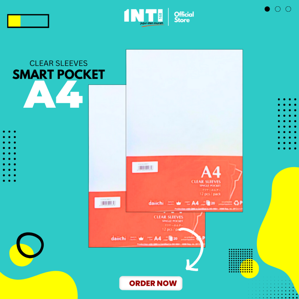 Jual MAP BENING A4 merk daichi / clear holder a4 1pk | Shopee Indonesia