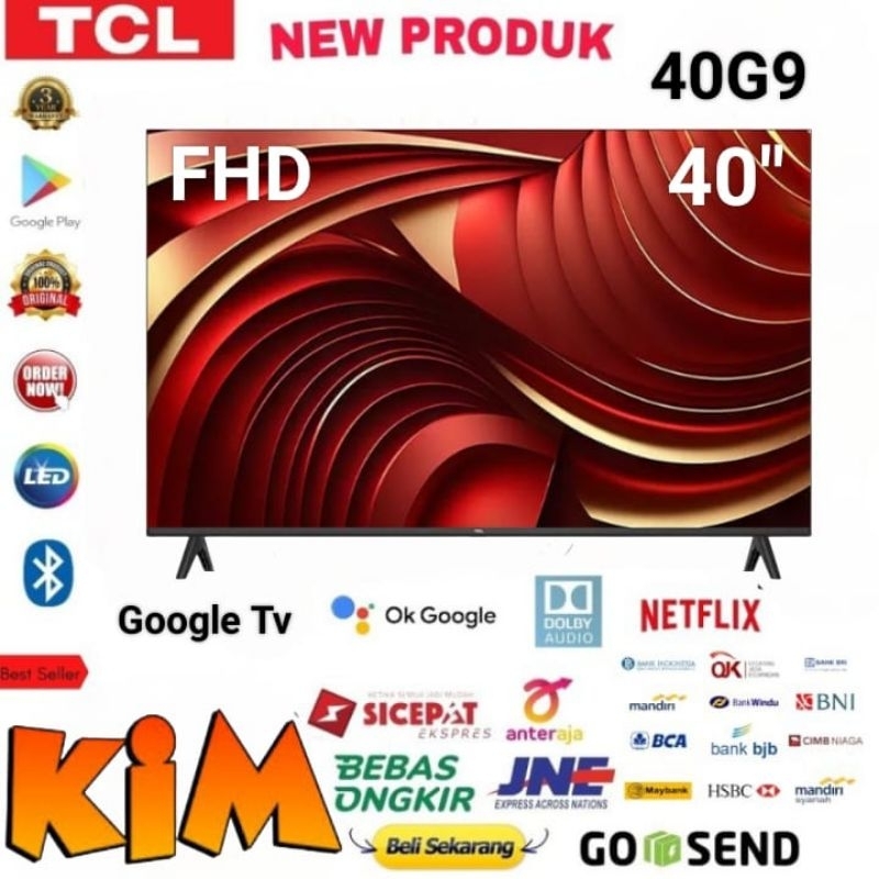 Jual TCL LED TV 40 43 32 inch 40G9 43G9 32G9 Google TV - FHD - Google ...