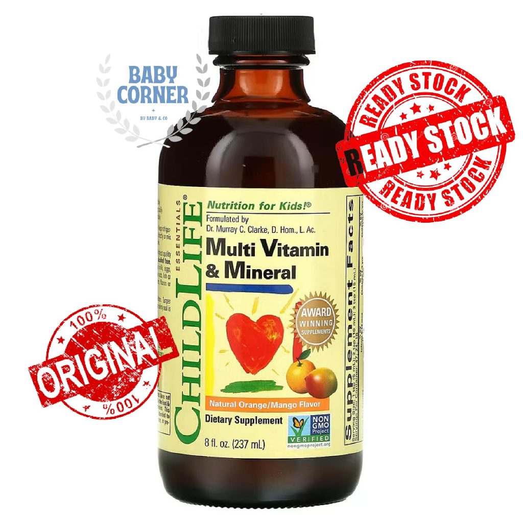 Jual CHILDLIFE CHILD LIFE MULTIVITAMIN & MINERAL MULTI VITAMIN VITAMINS ...