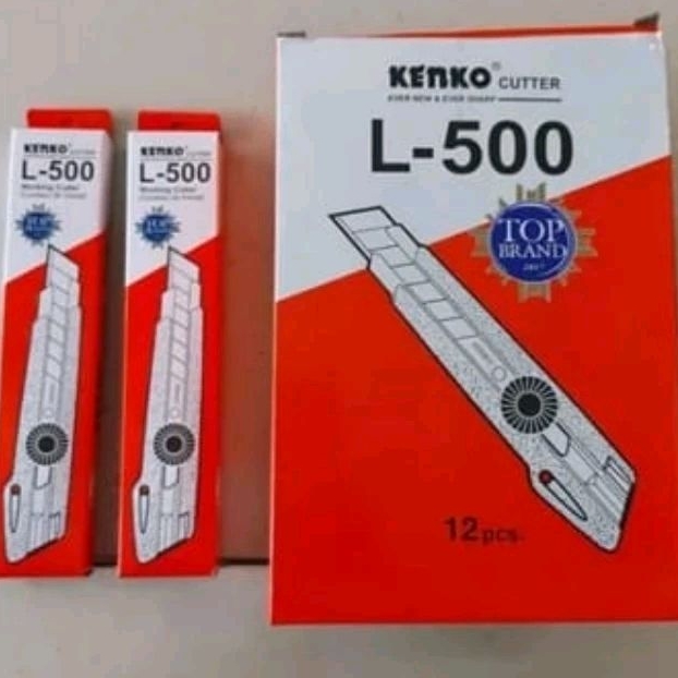 Jual CUTTER BESAR KENKO L 500 (12 pcs) | Shopee Indonesia