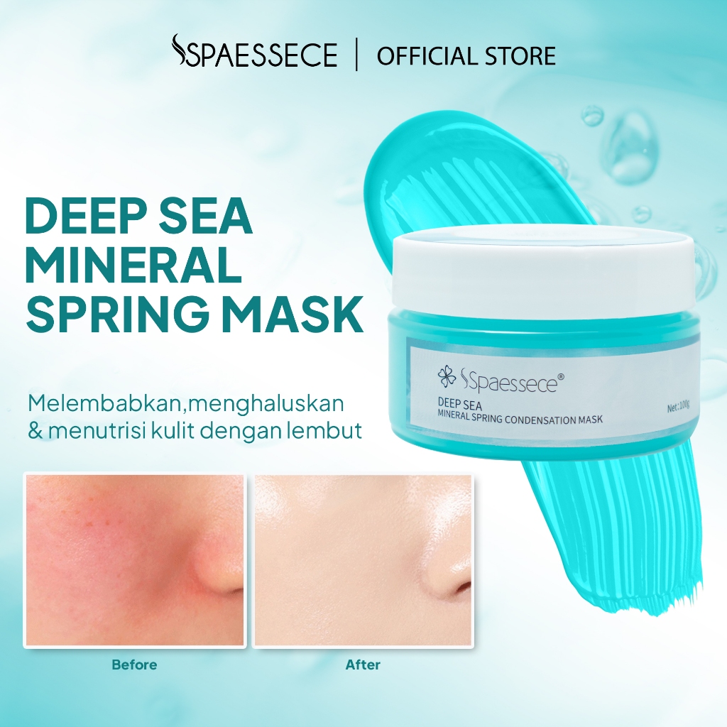 Jual SPAESSECE Deep Sea Mineral Spring Mask 100g Moisturizer and ...