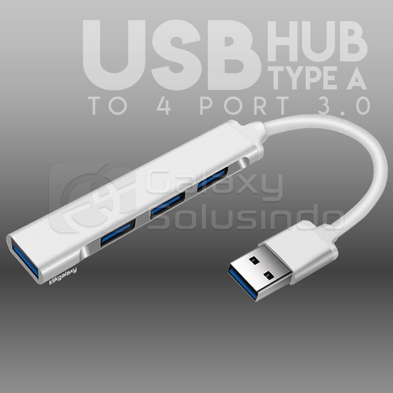 Jual UH20 USB Type A to 4 port 3.0 USB HUB - Aluminium | Shopee Indonesia