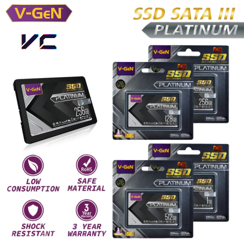 Jual SSD VGEN PLATINUM 128GB 256GB 512GB 1TB SATA3 128 GB 256 GB 512 GB ...