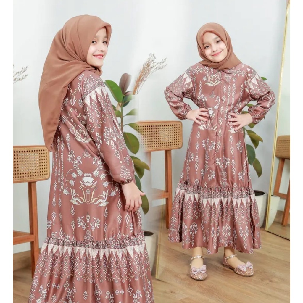 Jual Warna Warni Brand Sarimbit Keluarga KIRAN maxi gamis dan kemeja ...