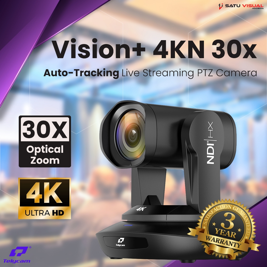 Jual Vision+ 4KN 30x - NDI Live Streaming PTZ Camera | Shopee Indonesia
