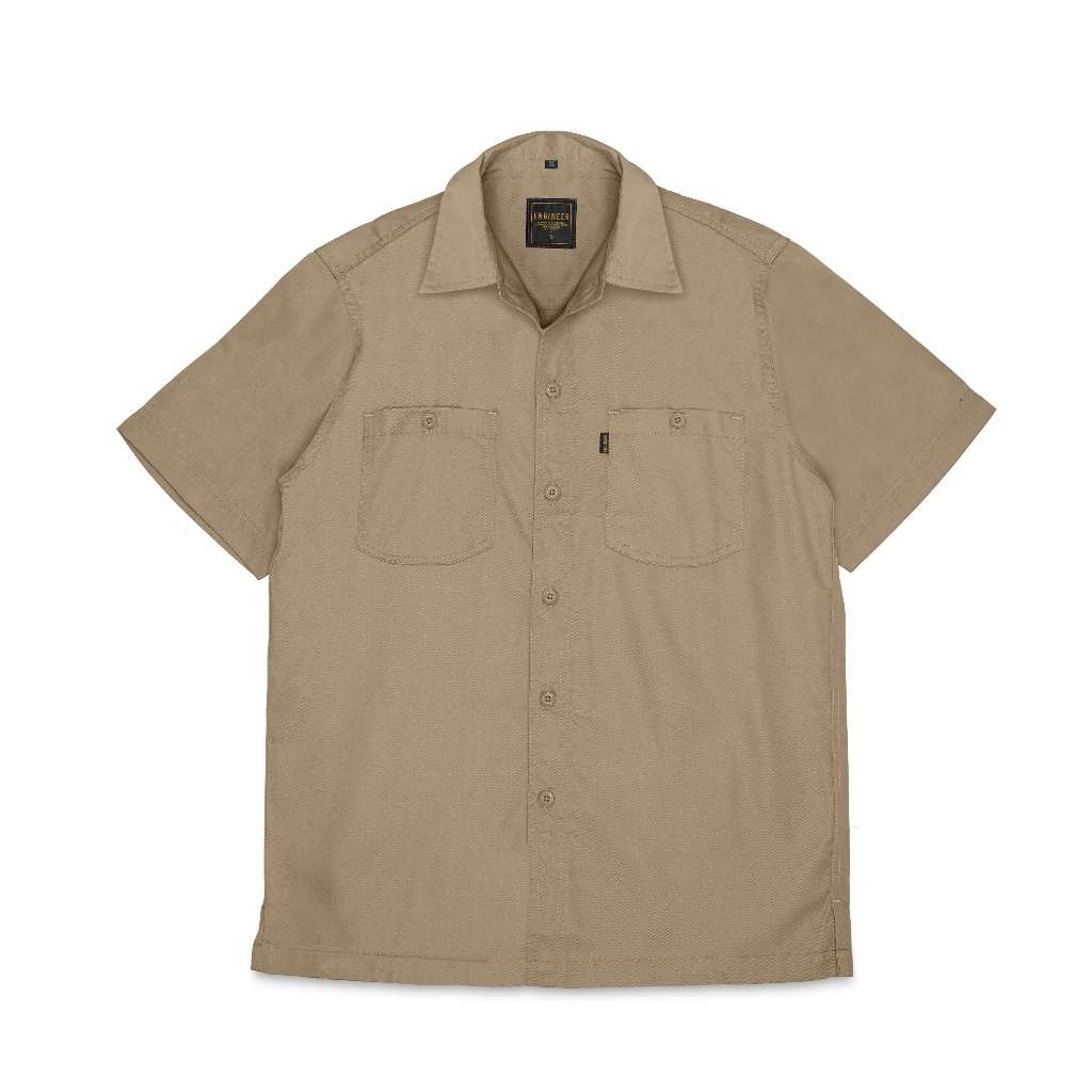 Jual Engineer Workwear - Steward Cream Workshirt Kemeja Lengan Pendek ...