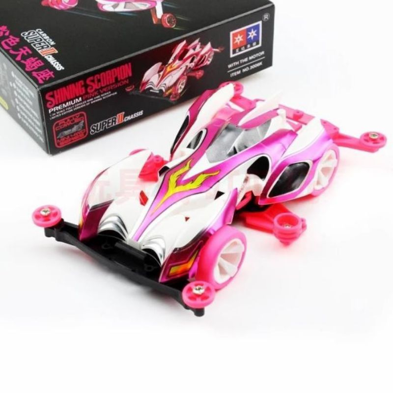 Jual Tamiya mini 4wd merk daxing shining scorpion pink special | Shopee ...