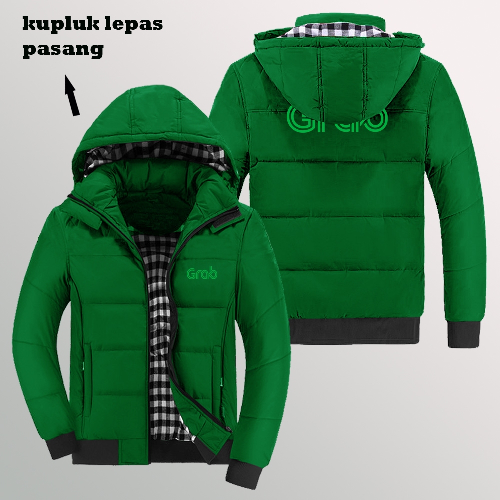 Jual Jakey Grab/Jacket Ojol Grabe/Jaket Parka Parasut/Jaket Motor ...