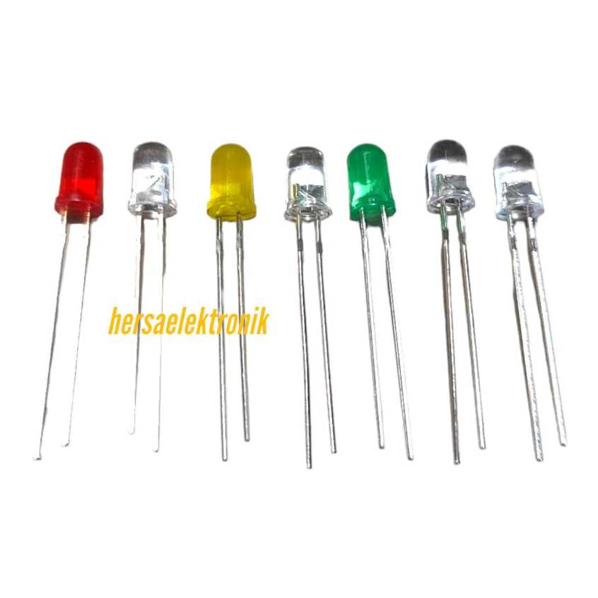 Jual led 5 mm lampu led 5mm komponen | Shopee Indonesia