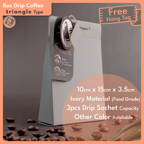 Jual Kemasan Box Kopi Drip Bag Sachet Coffee Segitiga | Shopee Indonesia