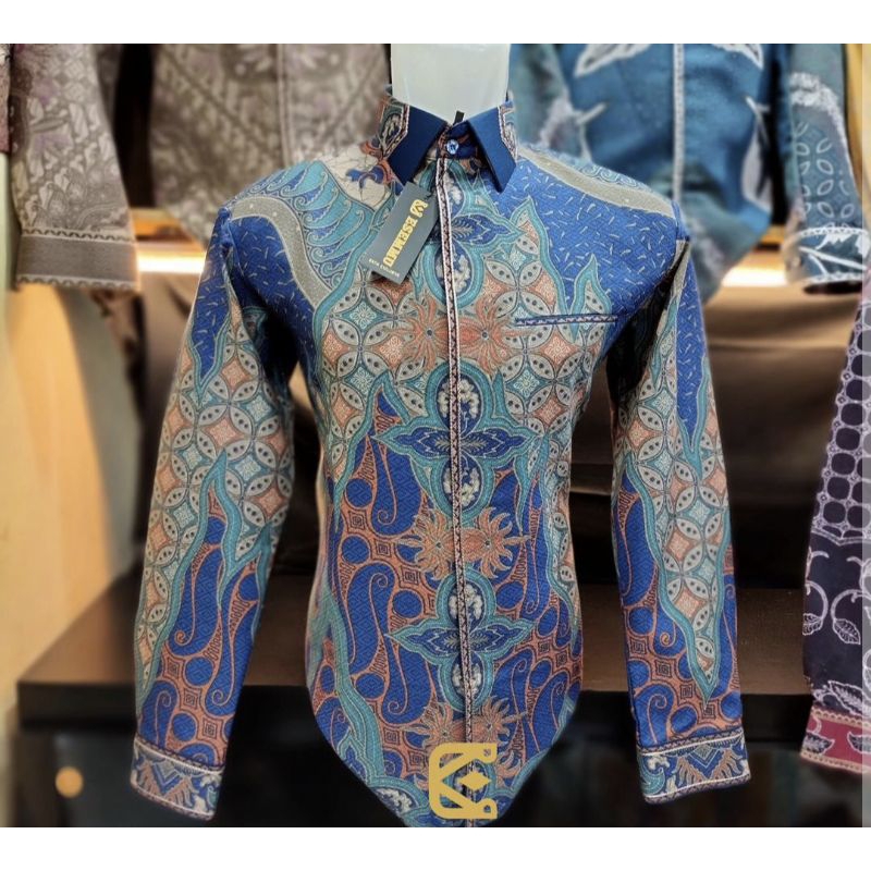 Jual KEMEJA BATIK SMOCK BORDIR DOBBY PREMIUM DOUBLE FURING THAMRINCITY ...