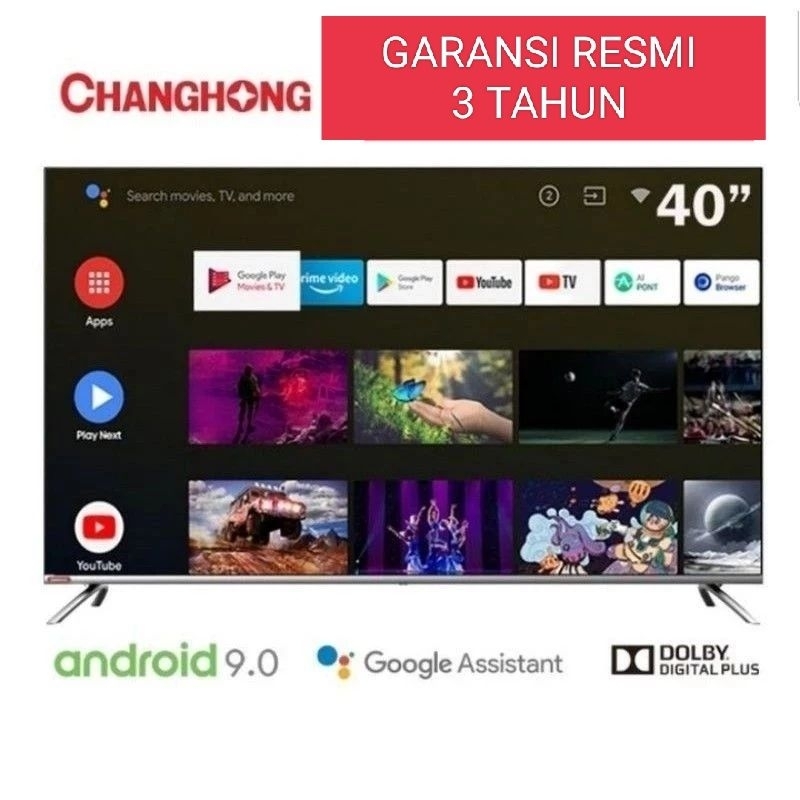 Jual TV CHANGHONG 40 INCH ANDROID DIGITAL TV | Shopee Indonesia
