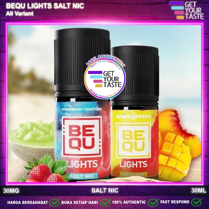 Jual Liquid Bequ Lights All Variant Salt Nic 30ML Saltnic by Poda ...