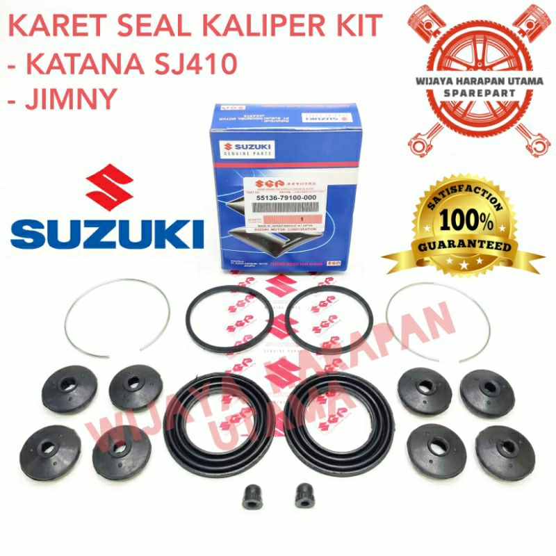 Jual Caliper Kaliper Kit Karet Seal Rem Cakram Depan Jimny Katana SJ410 Original Garansi ...