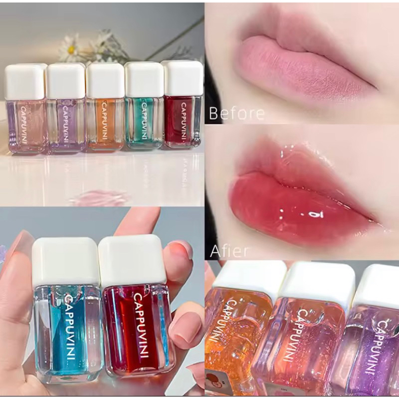 Jual Cappuvini Lip Oil Lip Gloss Jelly Bening | Shopee Indonesia