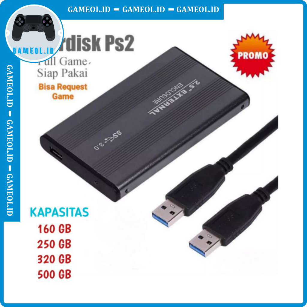 Jual HDD EKSTERNAL PS2 FULL GAME BISA REQUEST - HDD GAME PS2 LENGKAP ...
