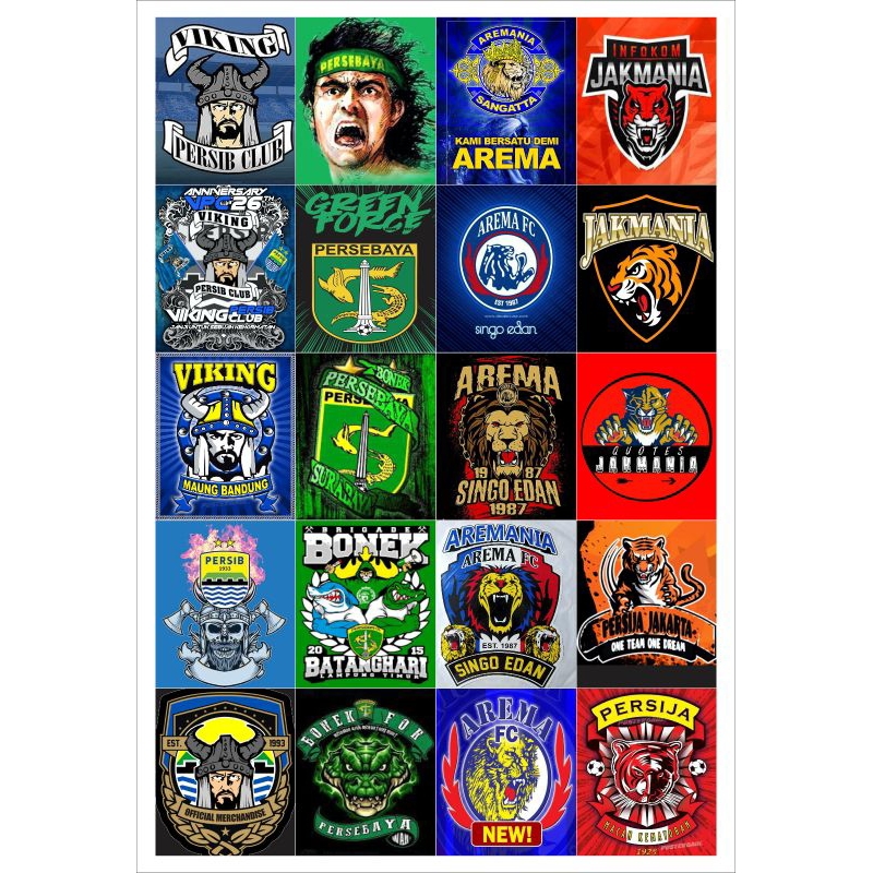 Jual 10 lembar sticker bola | Shopee Indonesia