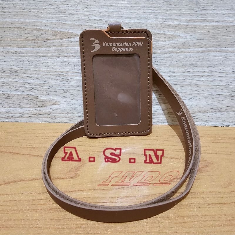 Jual Id Card Kulit Bappenas Id Card Kementerian Ppn / Bappenas | Shopee ...