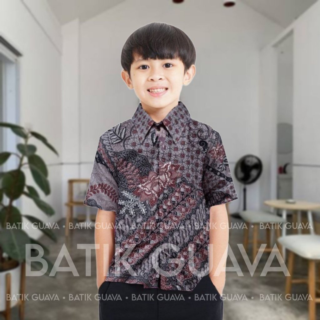 Jual BATIK GUAVA - Couple Sweet Batik Couple Ayah Dan Anak Laki-laki ...