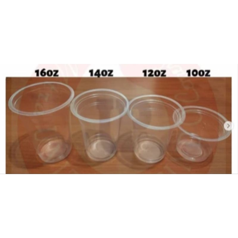Jual GELAS PLASTIK OZ UK 10 12 14 16/GELAS PLASTIK POP ICE MURAH ISI ...