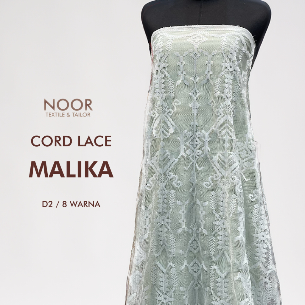 Jual Brokat Cord Lace Malika | ALL COLOR | 8 Warna | Brokat Kebaya ...